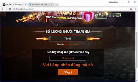 Code Truy Kích Cách nhận và nhập giftCode Truy Kích mới nhất