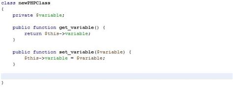 Auto Generate Get Set Constructor Functions In NetBeans Example