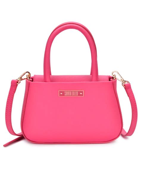 Bolsa Pequena Santa Lolla Pink Al A Transversal Urbanna