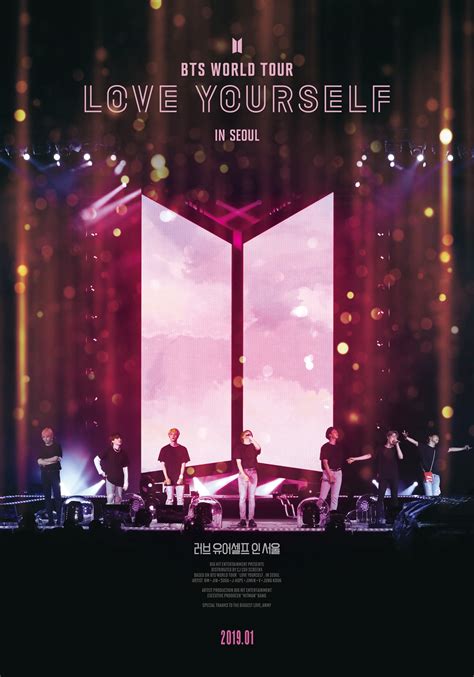 BTS BTS WORLD TOUR LOVE YOURSELF In SEOUL Official Movie Poster R