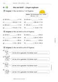 Grundschule Unterrichtsmaterial Mathematik Größen Längen 3 Längen ergänzen