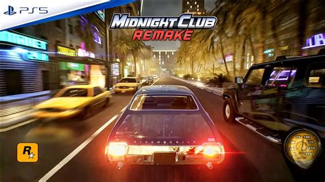 Midnight Club Remake Unreal Engine 5 Insane Showcase L Concept