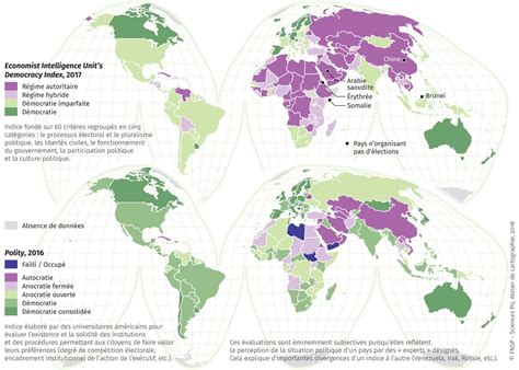 La D Mocratie Dans Le Monde Espace Mondial L Atlas