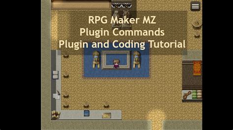 rpg maker mz plugin coding create a custom plugin command youtube