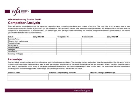 Competitive Analysis Templates 40 Great Examples Excel Word PDF PPT