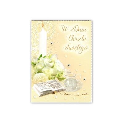 karnet życzenia z okazji chrztu chrzest chrzciny 14018592817