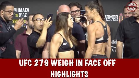 Full Ufc Weigh In Face Off Highlights Youtube