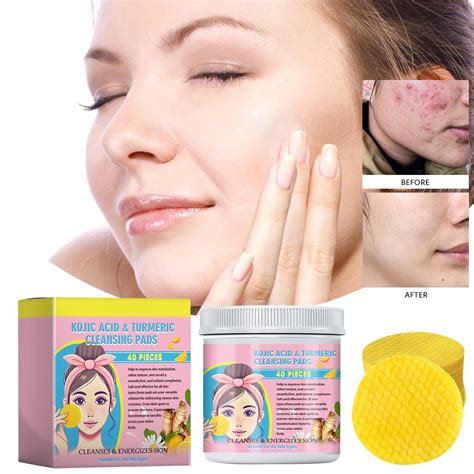 Kojic Cleansing Pads Gentle Cleansing Of Facial Skin Refreshing And Balancing Oil Skin Care