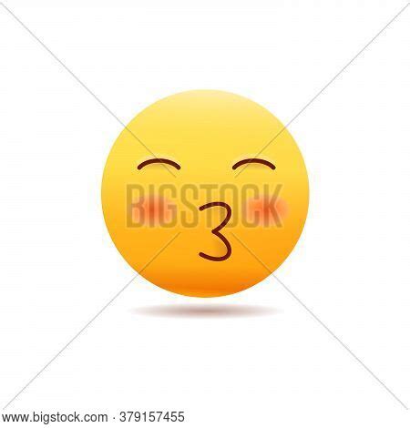 Kissing Emoticon Vector Photo Free Trial Bigstock