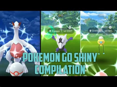 Pokemon Go Shiny Compilation Youtube