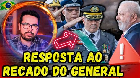 Paulo Figueiredo Manda Recado Para Comandante Do Ex Rcito General T Mas