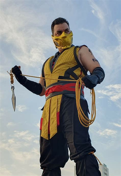 3D Printer Mortal Kombat 1 Scorpion Mask 2023 Made With Ender MaxCults