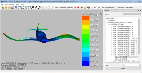 flutter analysis with pynastran m4 engineering