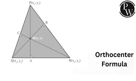 orthocenter formula definition solved example