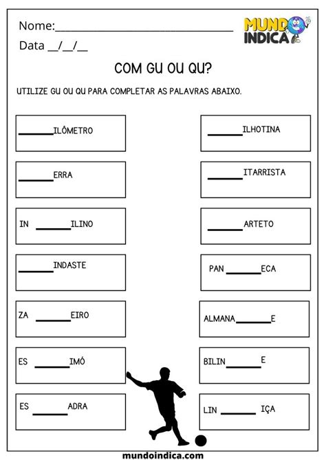 20 Atividades de Português 5 ano do Ensino Fundamental