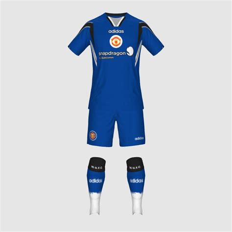 Manchester United Away Modern Retro FIFA 23 Kit Creator Showcase