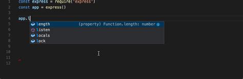 Intellisense In Visual Studio Code