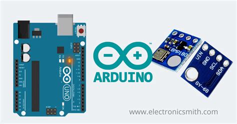 How To Interface BMP180 Pressure Sensor With Arduino Electronic Smith