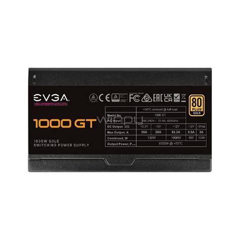 Fuente De Poder EVGA SuperNOVA GT De 1000W 220 GT 1000 X1 Winpy Cl