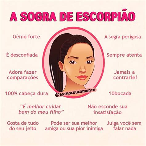 Astroloucamente por signos no Instagram A sogra de Escorpião Quais