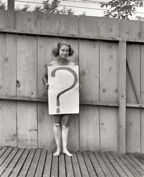 July 28 1922 Washington D C Unclothed Woman Behind Sign That