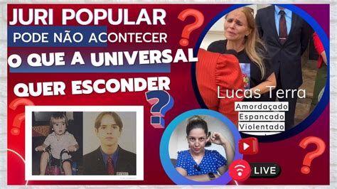 JURI POPULAR Caso LUCAS TERRA PODE NÃO ACONTECER YouTube