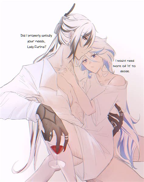 Furina And Arlecchino Genshin Impact Drawn By Drako Sophia Danbooru