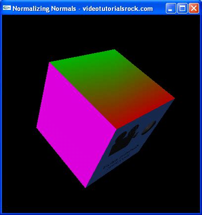 OpenGL Video Tutorial Normalizing Normals