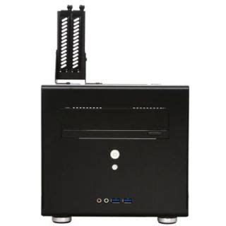 Lian Li PC TU200B Black Aluminum Mini ITX Tower Computer Case