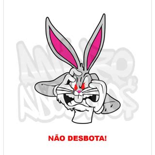 ADESIVO ORIGINAL COELHO NERVOSO PARA TANQUE DE MOTO 25CM