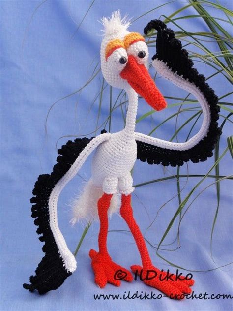 Amigurumi Häkel Muster Stuart der Storch Deutsche Anleitung Etsy de