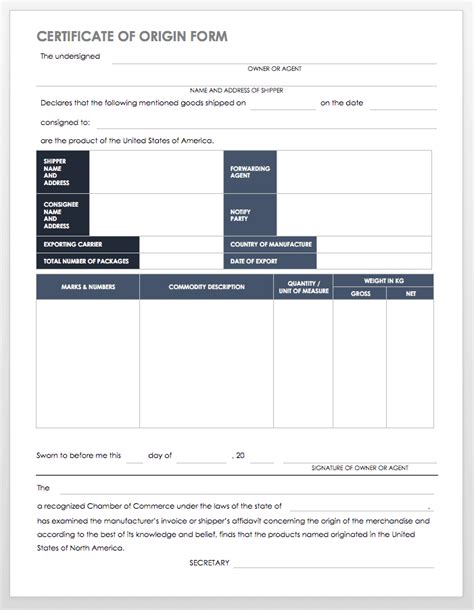 Free Shipping And Packing Templates Smartsheet