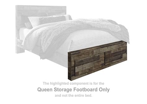 Derekson Queen Panel Bed With Storage Drawers