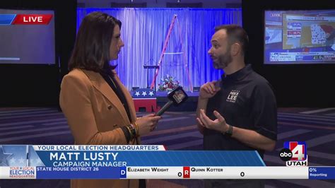 Midterm Elections Abc4 Emily Clark Interviews Sen Mike Lee Campaign Manager Youtube