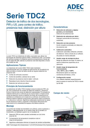 Todos los catálogos y folletos técnicos ADEC Technologies