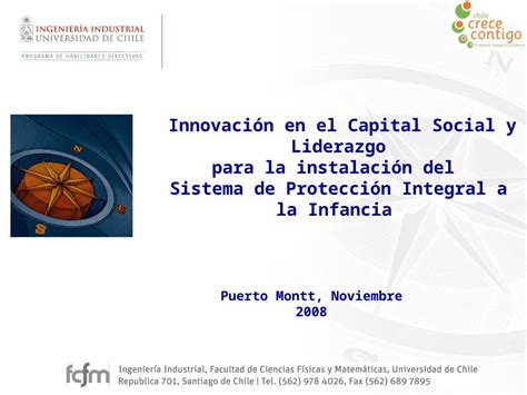 PPT Puerto Montt Noviembre 2008 Innovación en el Capital Social y