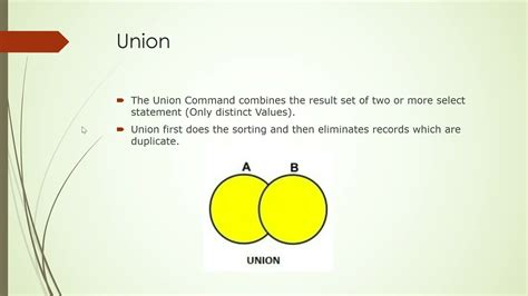 5 SQL Tutorial SET Operators In SQL UNION UNION ALL INTERSECT