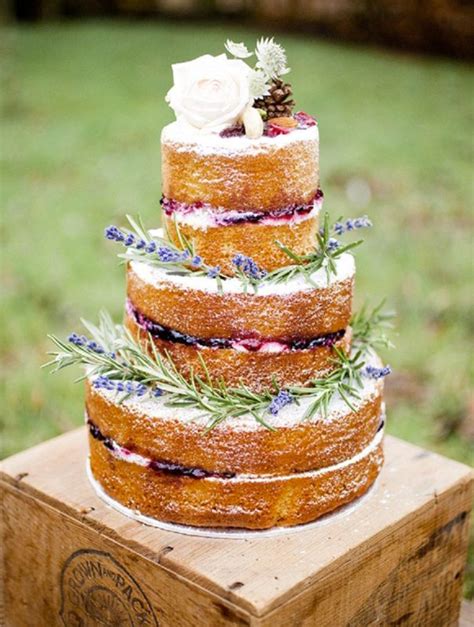 31 Beautiful Naked Wedding Cake Ideas For 2016 Elegantweddinginvites
