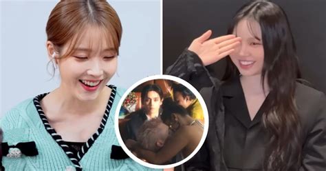 IU And HYBE S Junior Idols React Very Differently To The Kiss Scenes In