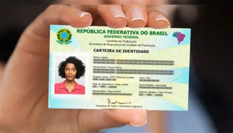 Nova Carteira de Identidade RG Quase 2 milhões de brasileiros já