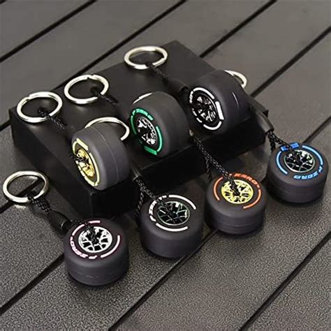 Llavero de llanta de rueda de coche creativo para neumáticos de coche
