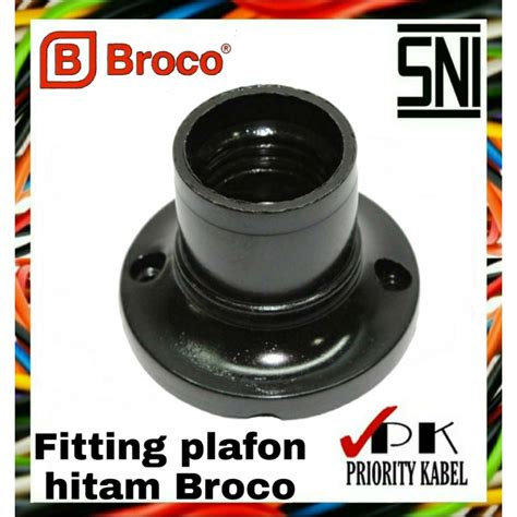 Jual Fitting Plafon Hitam Broco Shopee Indonesia