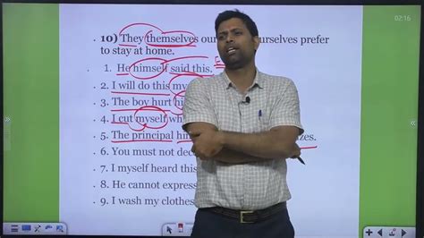 Pradeep Kshetrapal Physics Channel English Grammar Reflexive Vs
