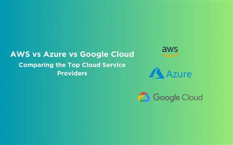 AWS Vs Azure Vs Google Cloud Comparing The Top Cloud Service Providers