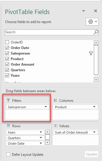 How To Filter Pivot Table Values In Excel Google Sheets Automate Excel