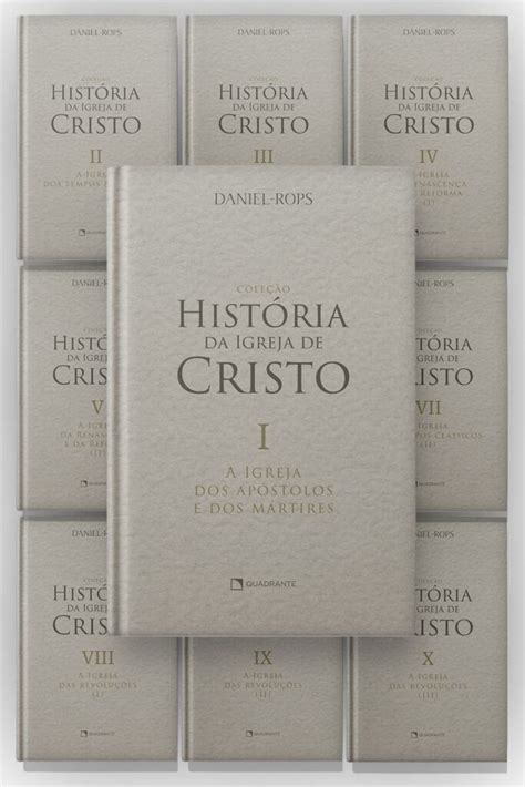 Coleção História da Igreja de Cristo 10 Volumes Daniel Rops