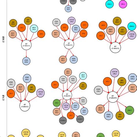 Dag Directed Acyclic Graphs Developed For Streamflow Across All Folds
