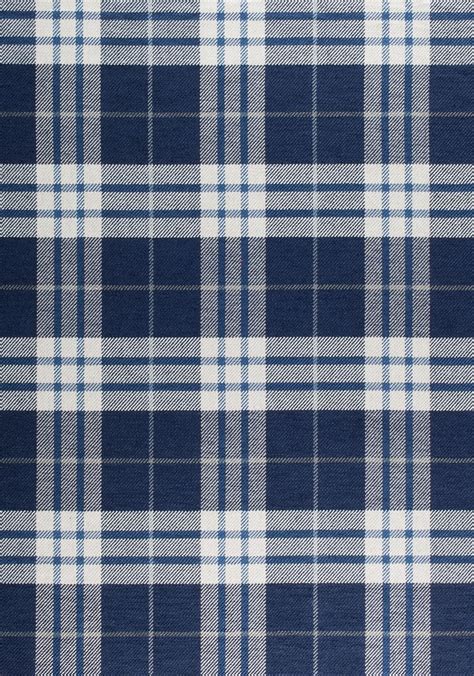 Percival Plaid Navy W Collection Woven Stripes Plaids From