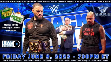 WWE SMACKDOWN Live Coverage PLUS Impact Wrestling Against All Odds