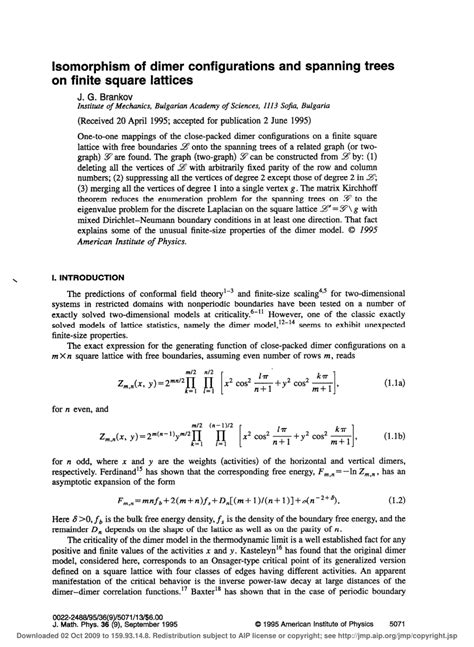 pdf isomorphism of dimer configurations and spanning trees on finite square lattices